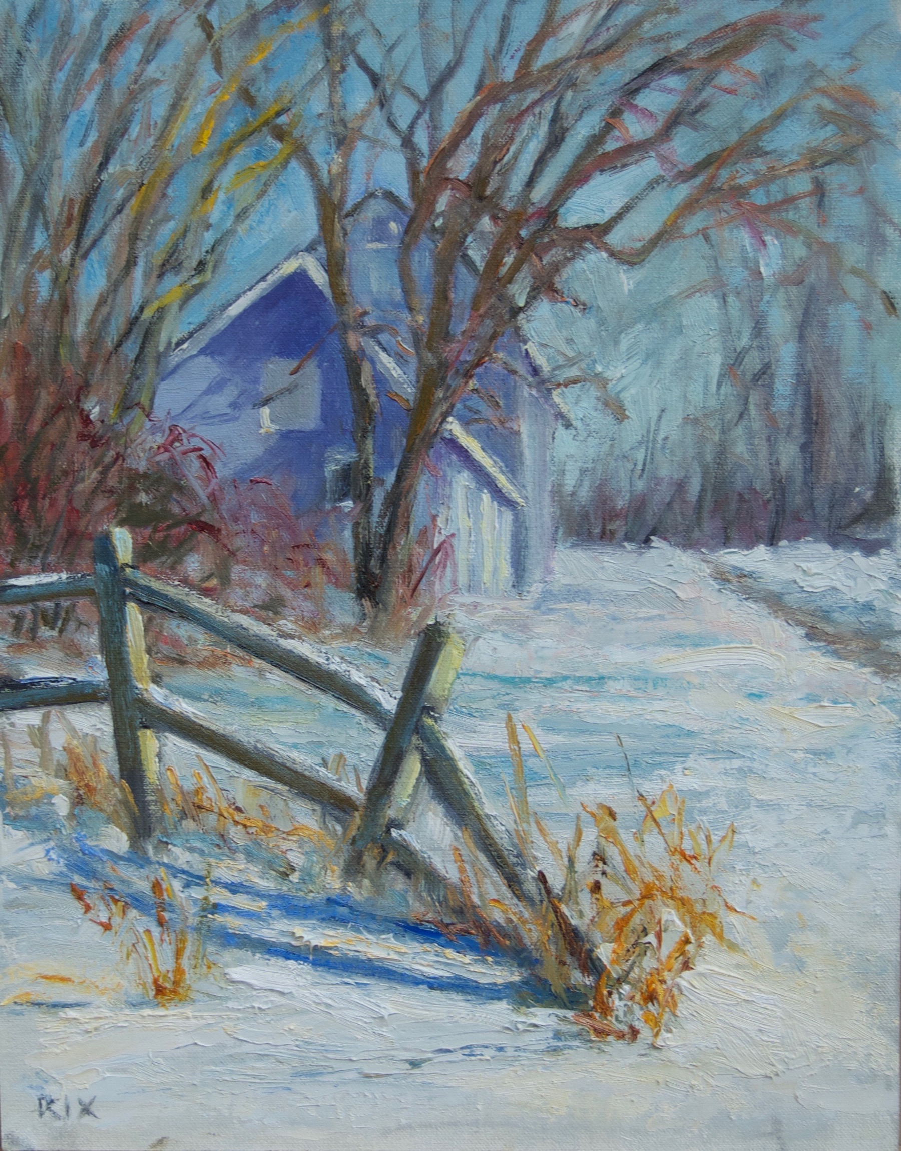 Winter Painting Is Fun, Says Work and Words - OutdoorPainter
