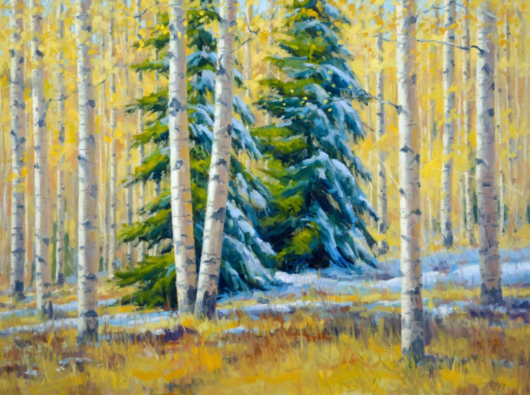 Painting Landscapes: Aspen Trees - OutdoorPainter