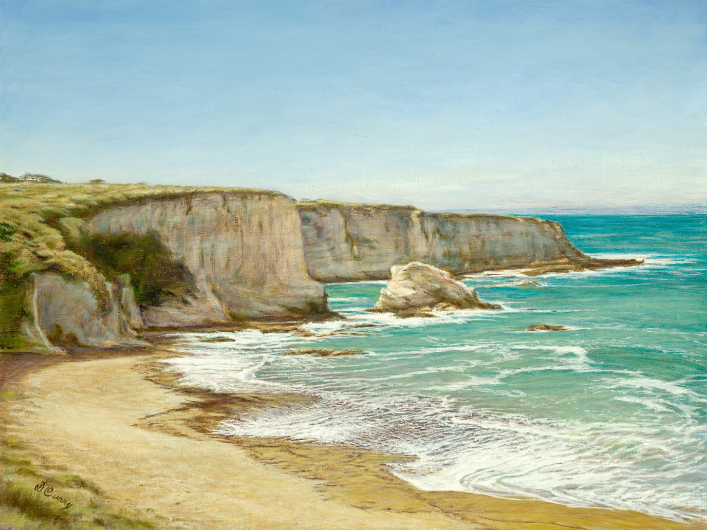 Flowing Estuary to Living Sea - OutdoorPainter