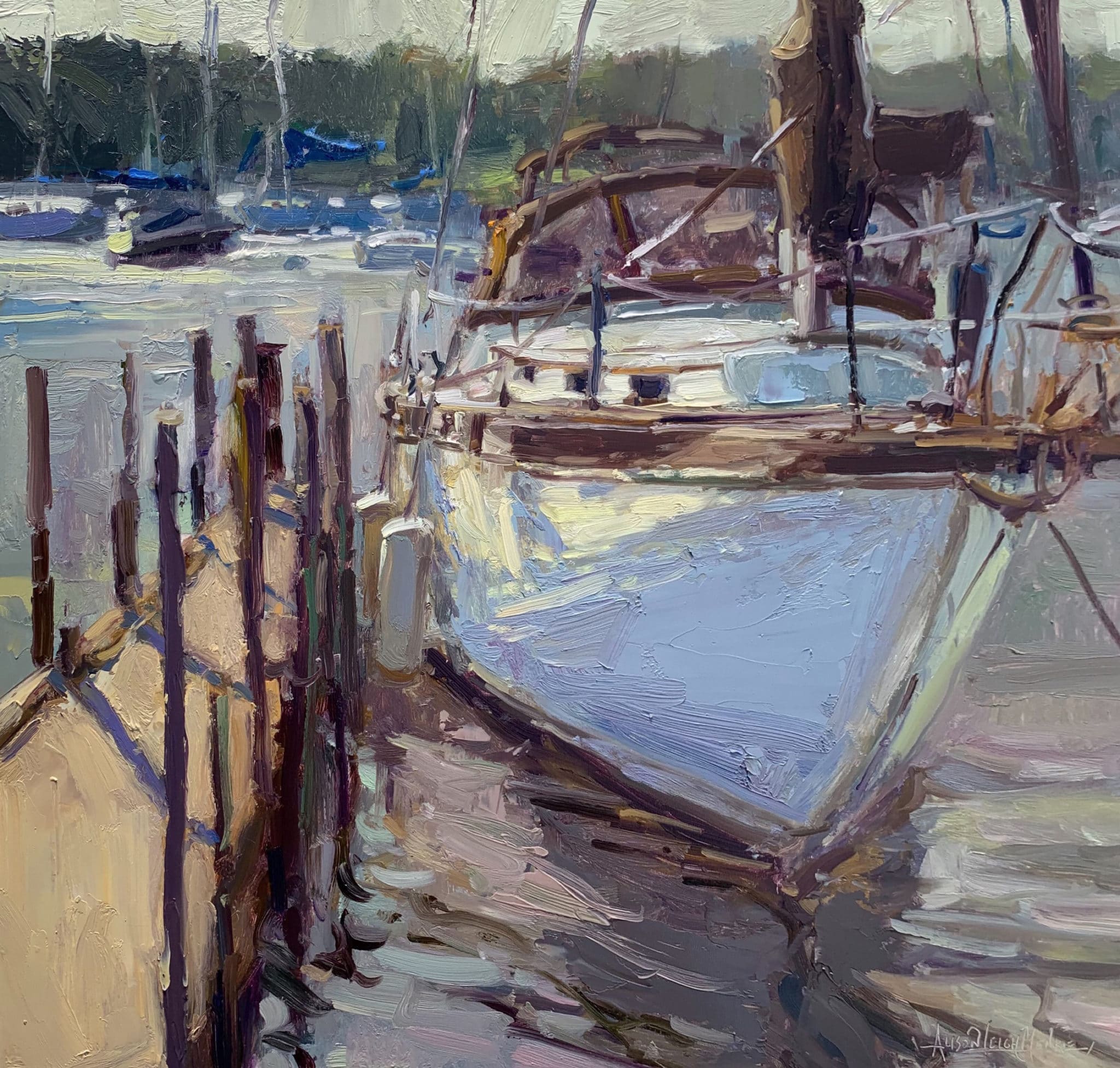 Kelly Kane’s Pick of the Week: Dancing Light on the Harbor - OutdoorPainter