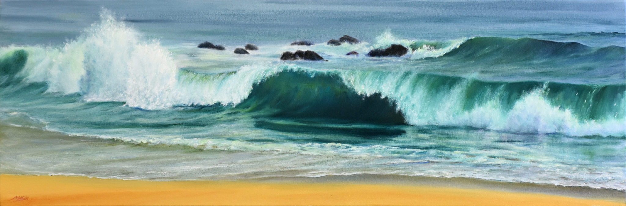 Painting Waves and Waterfalls - With Intention and Improv - OutdoorPainter