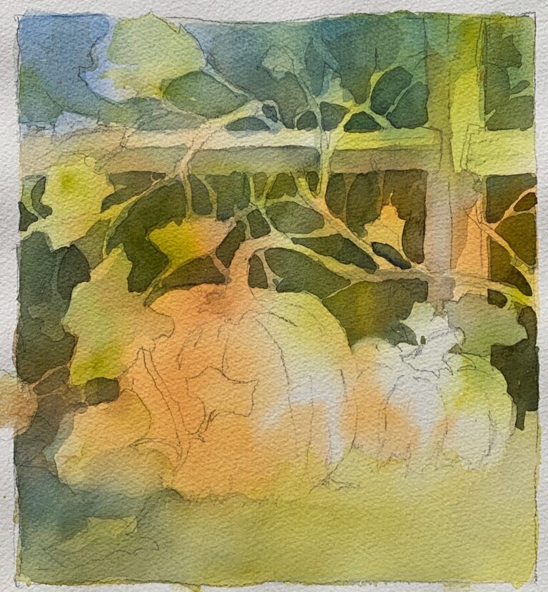Free Lesson: Negative Painting with Watercolor - OutdoorPainter