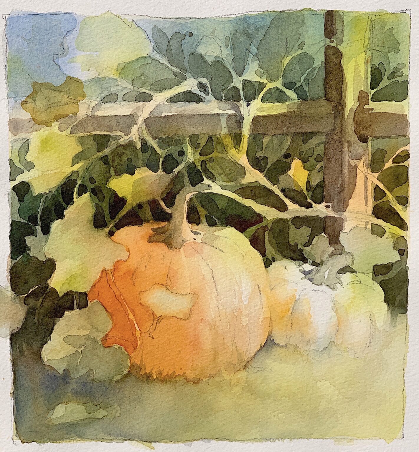 Free Lesson: Negative Painting with Watercolor - OutdoorPainter
