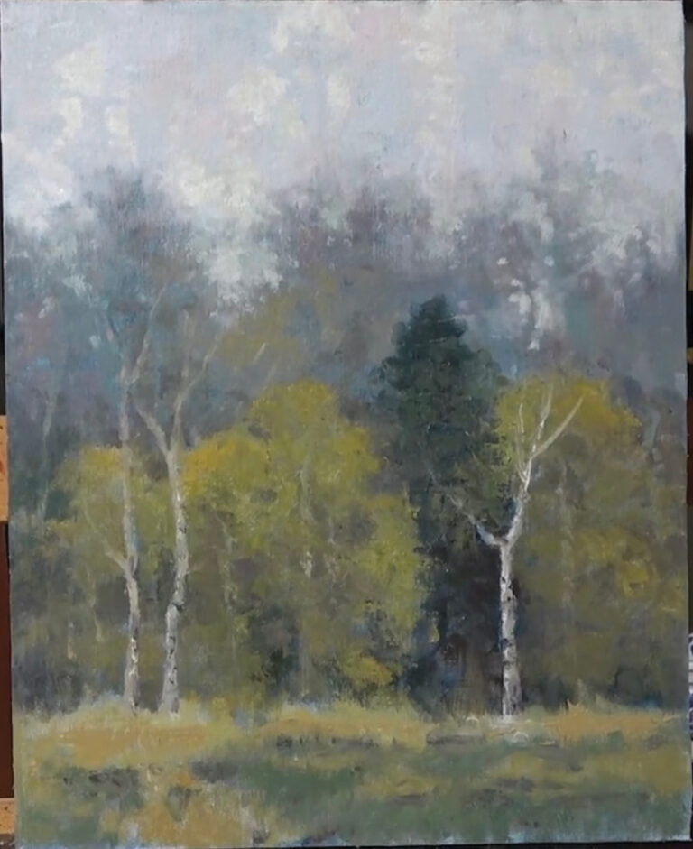 Creating a Soft Effect in a Landscape Painting - OutdoorPainter